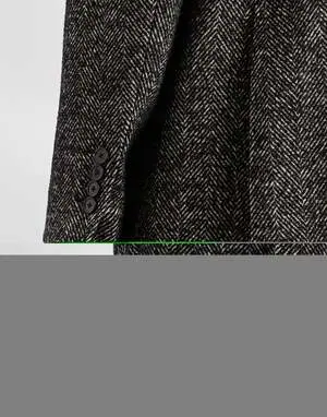 Dolce & Gabbana Double-breasted Jacket In Chevronwool Suits And Blazers