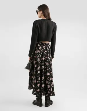 Dolce & Gabbana Rachel Basketweave Jacket Coats And Jackets