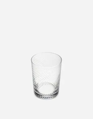 Dolce & Gabbana Set 2 Hand-blown Murano Beverage Glasses Drinking Glasses