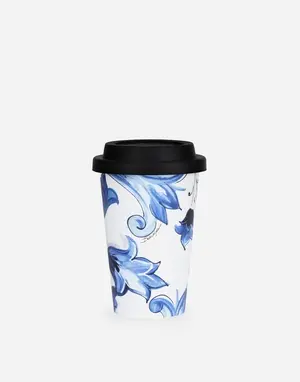 Dolce & Gabbana Ceramic Travel Mug Mugs - Multicolor