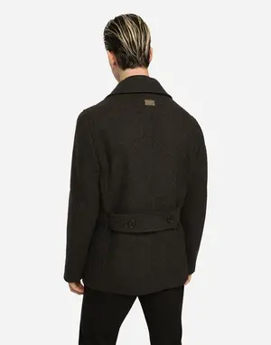 Dolce & Gabbana Double-breasted Wool Pea Coat