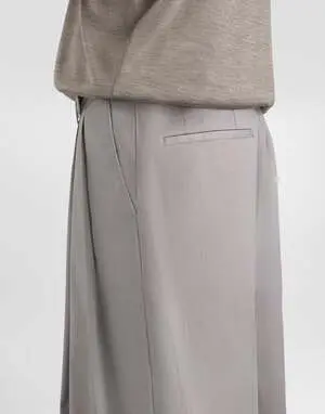 Dolce & Gabbana Pleated Gabardine Trousers
