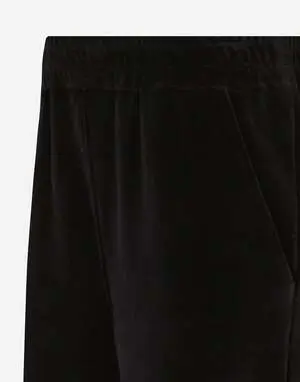 Dolce & Gabbana Cotton Chenille Jogging Pants With Dg Logo