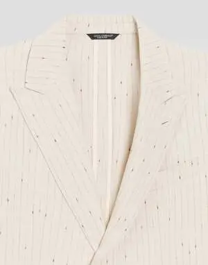 Dolce & Gabbana Single-breasted Pinstripe Finish Jacket Suits And Blazers