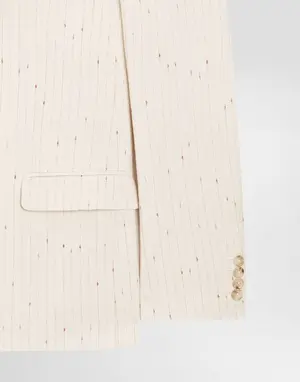Dolce & Gabbana Single-breasted Pinstripe Finish Jacket Suits And Blazers