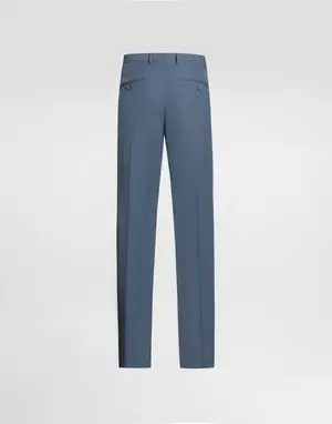 Dolce & Gabbana Wool Poplin Trousers Pants And Shorts