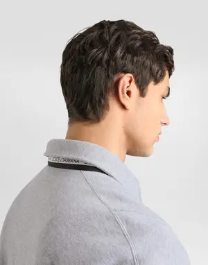 Dolce & Gabbana Melange Cotton Sweatshirt Sweatshirts Gray