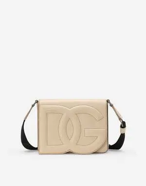 Dolce & Gabbana Medium Dg Logo Bag Crossbody Bag Crossbody Bags - Beige