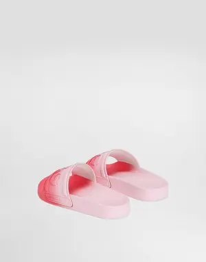 Dolce & Gabbana Ombré Hydro Dripping Slides - Pink