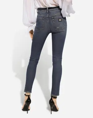 Dolce & Gabbana Skinny Cotton Denim Jeans