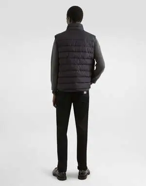 Dolce & Gabbana Quilted Nylon Vest With Branded Tag