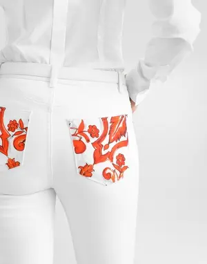 Dolce & Gabbana Pantalone 5 Tasche Denim And Jeans Multi-colored