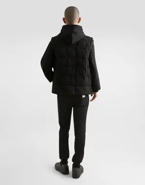 Dolce & Gabbana Quilted Jersey Vest With Logo Tag