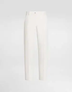 Dolce & Gabbana Wool Trousers - White