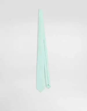 Dolce & Gabbana Silk Twill Cravat - Azure