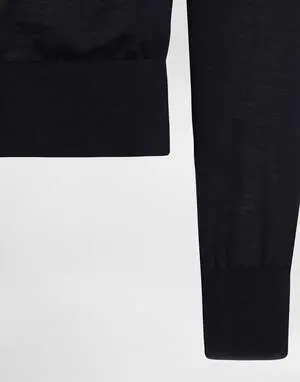 Dolce & Gabbana Cashmere Polo Shirt Sweaters And Cardigans - Blue
