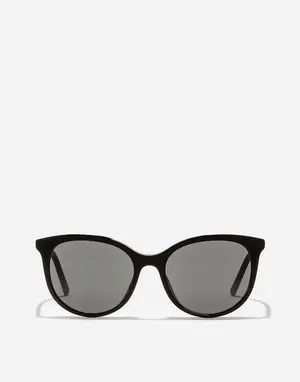 Dolce & Gabbana Dolce & Gabbana Acetate Rectangle Sunglasses Black