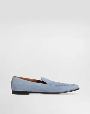 Dolce & Gabbana Split Calfskin Slippers - Azure
