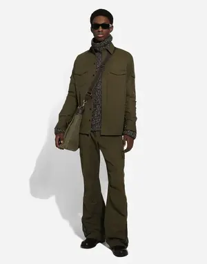 Dolce & Gabbana Technical Fabric Shirt With Pockets Shirts