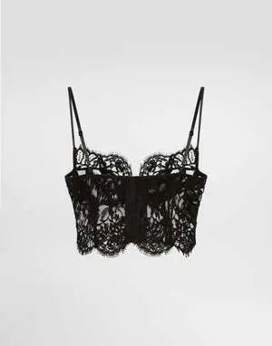 Dolce & Gabbana Lace Balconette Bralette Underwear