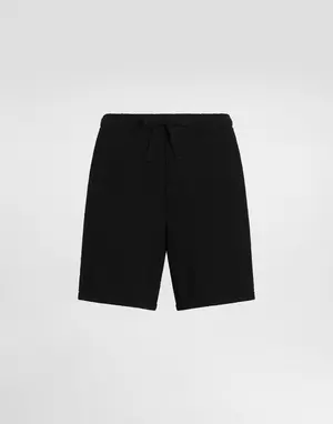 Dolce & Gabbana Smooth Knit Shorts Pants And Shorts - Black
