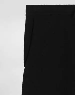 Dolce & Gabbana Smooth Knit Shorts Pants And Shorts - Black