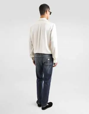 Dolce & Gabbana Pantalone Denim Multi-colored Cotton