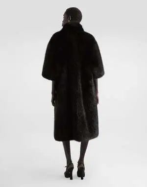 Dolce & Gabbana Faux Fur Coat
