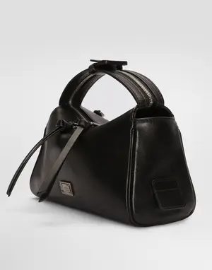 Dolce & Gabbana Vittoria Calfskin Handbag Collection - Black
