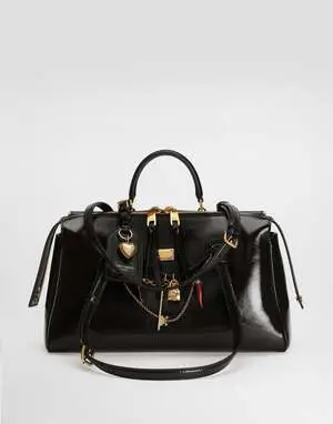 Dolce & Gabbana Vittoria Calfskin Handbag Collection - Multicolor