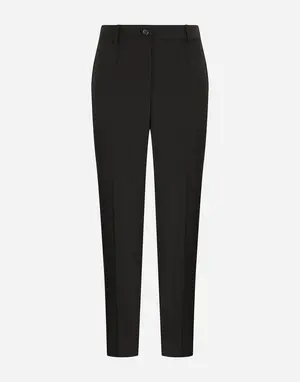 Dolce & Gabbana Woolen Pants  Pants And Shorts - Black