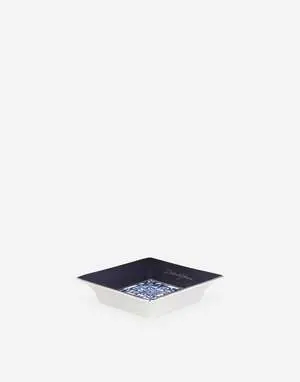 Dolce & Gabbana Porcelain Trinket Tray Storage Trays - Multicolor