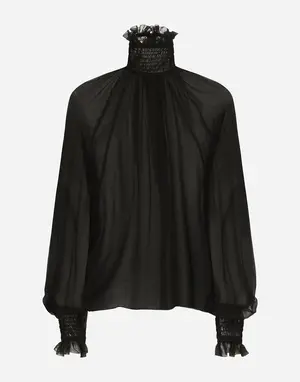 Dolce & Gabbana Blusa Shirts And Tops Silk - Black