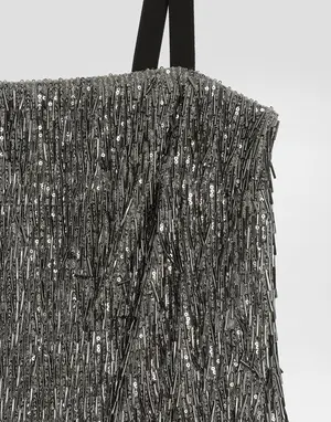 Dolce & Gabbana Dress With Embroidered Sequins Dresses