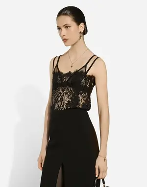 Dolce & Gabbana Lace Top Shirts And Tops