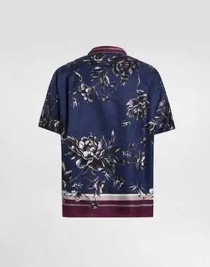 Dolce & Gabbana Peony-print Hawaii Twill Shirt Shirts