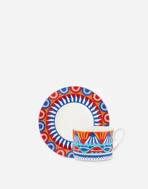 Dolce & Gabbana Fine Porcelain Tea Set Tea Cups - Multicolor