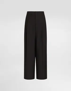 Dolce & Gabbana Wool Faille Trousers Pants And Shorts