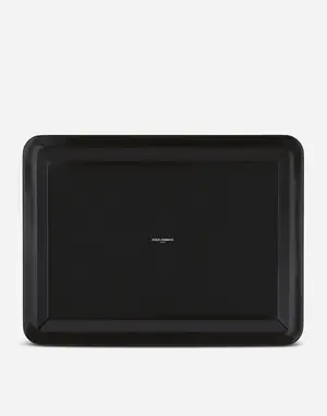 Dolce & Gabbana Wooden Tray Large Rectangular