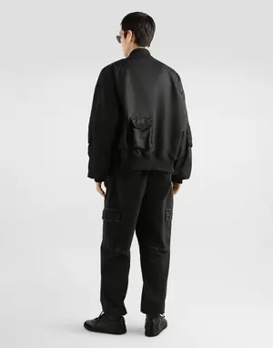Dolce & Gabbana Stretch Cotton Trousers - Black