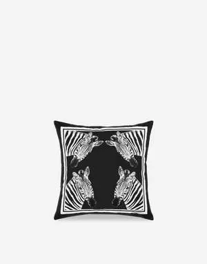 Dolce & Gabbana Duchesse Cotton Cushion Small Small Cushions - Multicolor