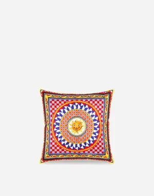 Dolce & Gabbana Duchesse Cotton Cushion Small Small Cushions - Multicolor