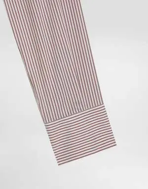 Dolce & Gabbana Striped Cotton Martini Shirt Shirts