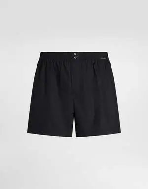 Dolce & Gabbana Logo-print Poplin Boxer Shorts Underwear And Loungewear - Multicolor