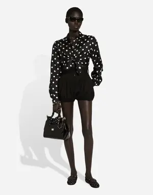 Dolce & Gabbana Cotton Balloon Shorts Pants And Shorts Cotton
