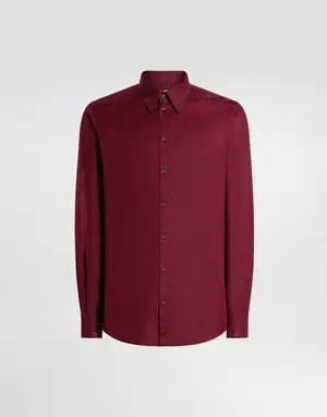 Dolce & Gabbana Logo-print Martini Poplin Shirt Shirts - Multicolor