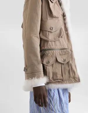 Dolce & Gabbana Waxed Faille Jacket Collection Fabric