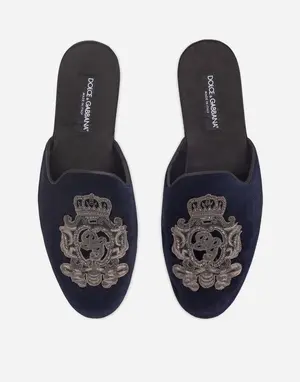 Dolce & Gabbana Da Camera Sandals And Slides Velvet