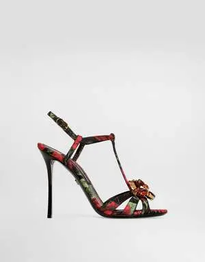 Dolce & Gabbana Embellished Stiletto Sandals - Multicolor