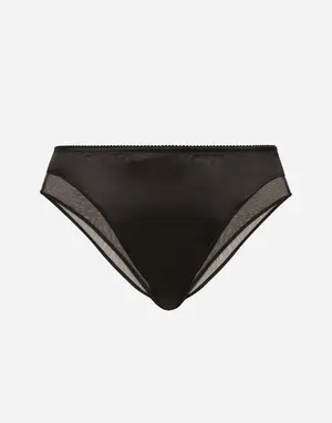 Dolce & Gabbana Slip Underwear Satin - Black